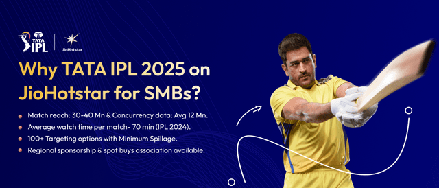 Promote Your Brand in TATA IPL 2025 on JioHotstar