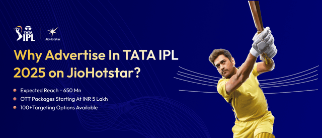 Promote Your Brand in TATA IPL 2025 on JioHotstar