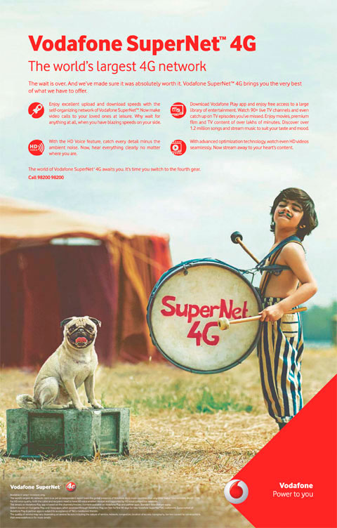 Vodafone brings its internet pack live through print - The Media Ant