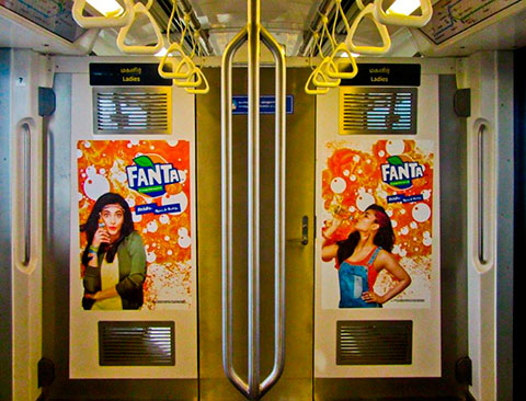 Fanta turns Chennai Metro Fanta-stic! - The Media Ant