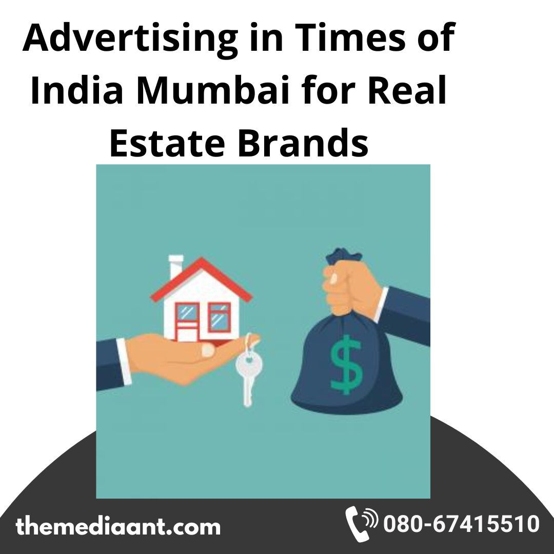 Real Estate Ads in Times of India Mumbai | Property Ads Size & Rates