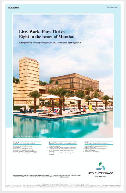 Real Estate Ads in Times of India Mumbai | Property Ads Size & Rates