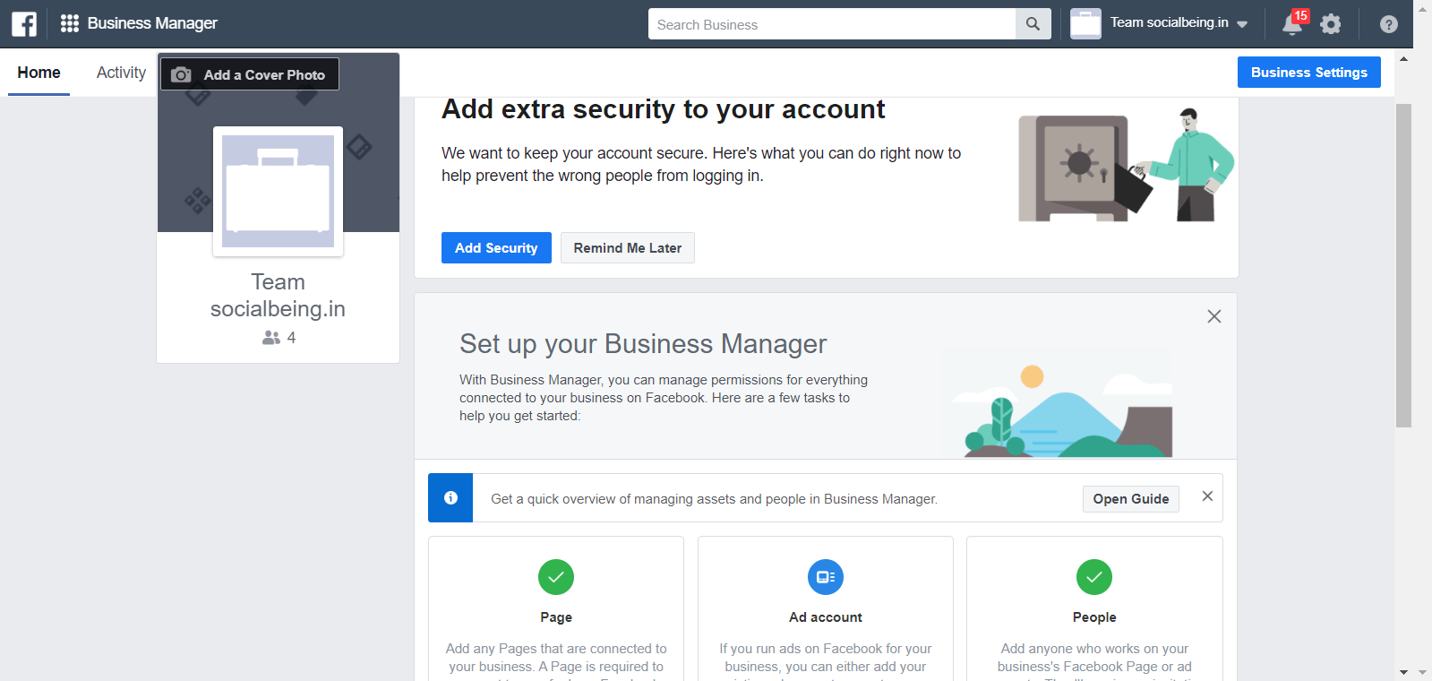 How to create a Facebook Business Manager Account - The Media Ant