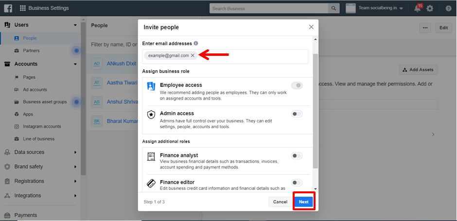 How to add a Partner in Facebook Business Manager account - The Media Ant