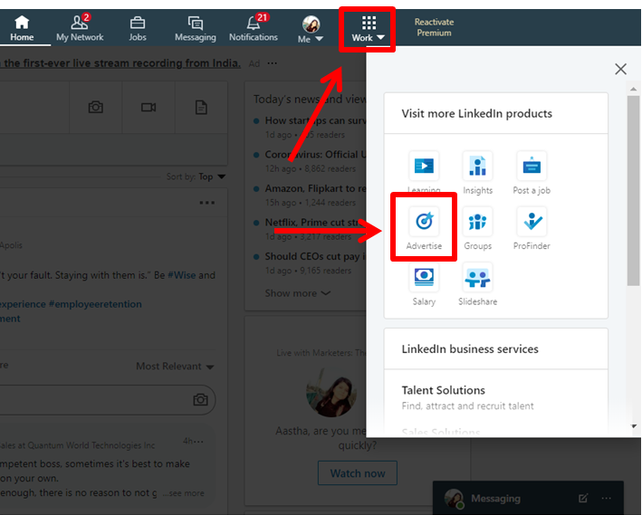 How to create LinkedIn ads account - The Media Ant