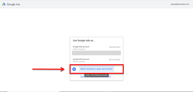 How to create a Google Ads account - The Media Ant