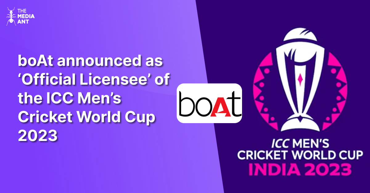 boAt announced as ‘Official Licensee’ of the ICC Men’s Cricket World ...