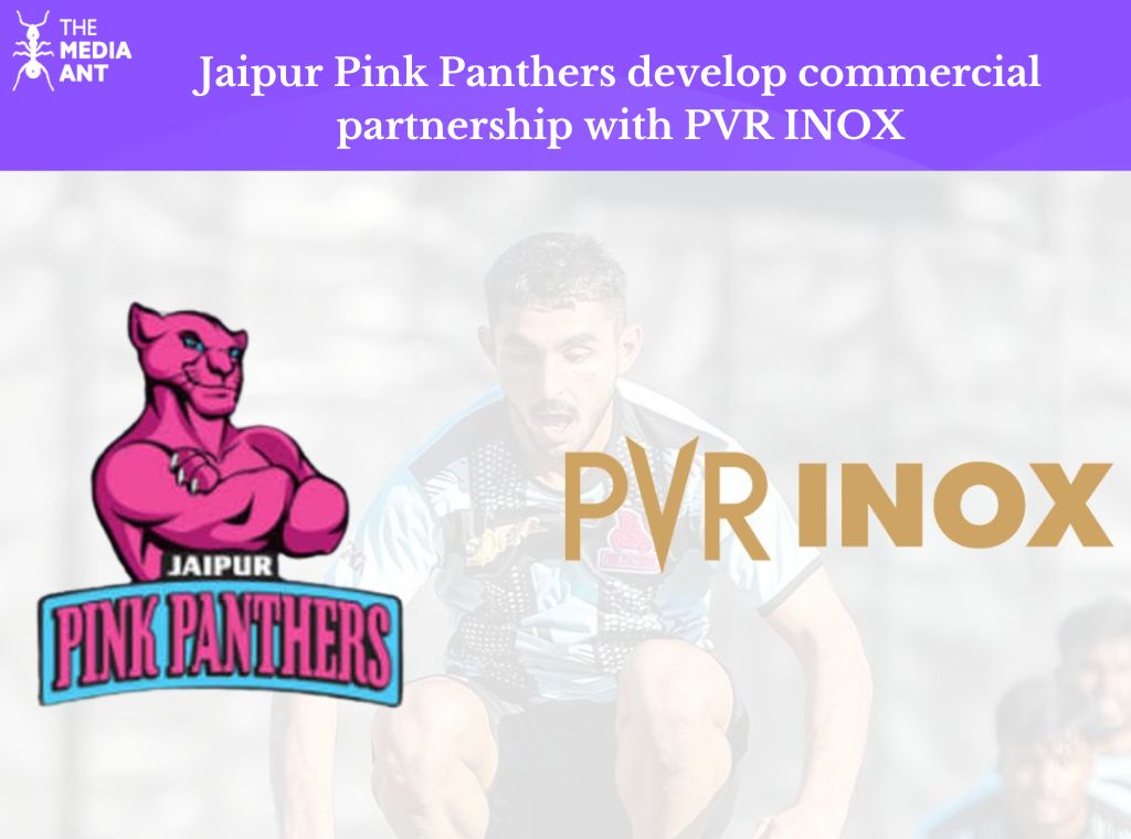 Jaipur Pink Panthers develop commercial partnership with PVR INOX