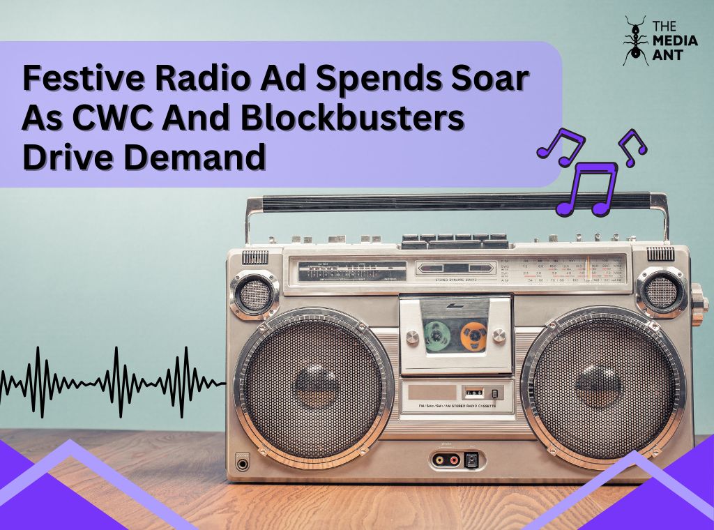 Festive Radio Ad Spends Soar As CWC And Blockbusters Drive Demand
