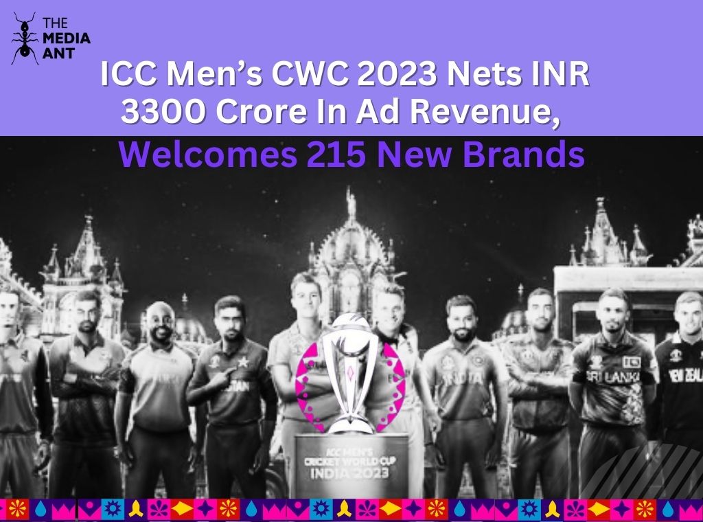 ICC Men’s Cricket World Cup 2023 nets Rs3300 crore in ad revenue